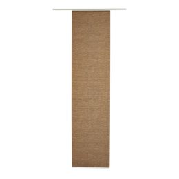 Gardinia Schiebegardine &raquo;Fl&auml;chenvorhang Natur-optik&laquo; Klettband 1 Stk. tlg. ohne Paneelwagen nugat Obermaterial: 80% Papier, 20% Polyester 245 cm