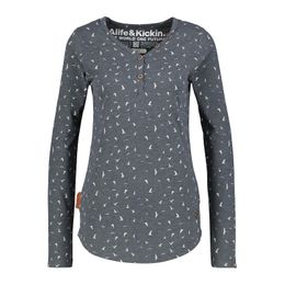 ALIFE & KICKIN Langarmshirt &raquo;Damen DaisyAK&laquo; marine L L Detailverliebt! DaisyAK das brandneue Longsleeve f&uuml;r Damen von alife and kickin