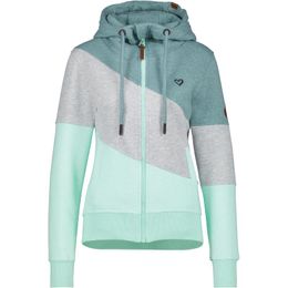 alife and kickin ALIFE & KICKIN Kapuzensweatjacke »Damen SteffiAK A« mint melange L L Der absolute Eycatcher in dreifarbigem Design -die Sweatjacke SteffiAK A von...