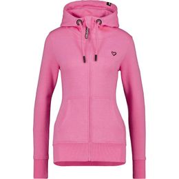 alife and kickin ALIFE & KICKIN Kapuzensweatjacke &raquo;Damen YasminAK A&laquo; pink cyclamen melange XL XL Frischekick f&uuml;r Deine Garderobe - die Damensweatjacke YasminAK A...