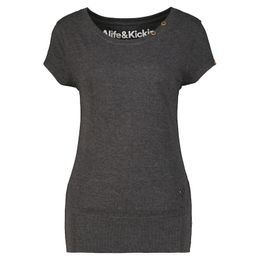 alife and kickin ALIFE & KICKIN T-Shirt &raquo;Damen CocoAK A&laquo; moonless melange XXL XXL Der richtige Ton macht die Musik! CocoAK A das farbenfrohe Sommershirt von Alife...