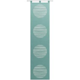 Neutex for you! Schiebegardine &raquo;Padova&laquo; Schlaufen 1 Stk. tlg. Inkl. Zubeh&ouml;r petrol Obermaterial: 100% Polyester 175 cm