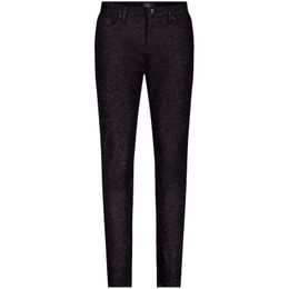 monari Röhrenhose mit Glitzerdruck schwarz 46 - N-Gr N-Gr 46 Hose mit allover Glitzerprint von monari