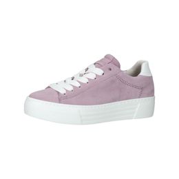 Gabor Sneaker &raquo;Sneaker Veloursleder/Textil&laquo; Lilac 38,5 38,5 Verschluss: Schn&uuml;rung