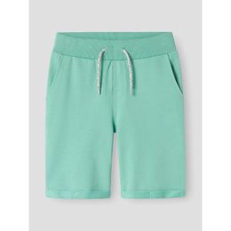 name it Sweatshorts »NKMVERMO LONG SWE SHORTS UNB F NOOS« Baumwolle, Umschlagsaum Creme De Menthe (blank) 104 - N-Gr N-Gr 104 Sweatshorts von name...