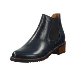 Everybody Stiefelette »Stiefelette Glattleder« Dunkelblau 42 42 Verschluss: Schlupfschuh