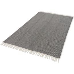 Sch&ouml;ner Wohnen Kollektion Teppich "Cottage 6051", grau (dunkelgrau), B:160cm H:5mm L:230cm, Baumwolle, SCH&Ouml;NER WOHNEN-KOLLEKTION, Teppiche, Teppich