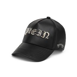 Baseball Cap Philipp Plein "Gothic Plein", Damen, 0216, schwarz, gold, Caps