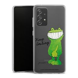 DeinDesign Galaxy A52s 5G Handy Silikon H&uuml;lle Case transparent Handyh&uuml;lle Motivation Janosch Frog Silikon Case