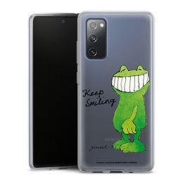 DeinDesign Galaxy S20 FE 5G Handy Silikon H&uuml;lle Case transparent Handyh&uuml;lle Motivation Frog Janosch Silikon Case