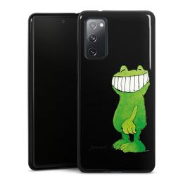 DeinDesign Galaxy S20 FE 5G Handy Silikon H&uuml;lle Case schwarz Handyh&uuml;lle Motivation Frog Janosch