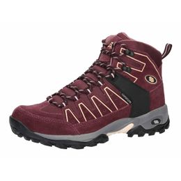 Brütting Outdoorschuh BRÜTTING "Outdoorstiefel Mount Pinos High", Damen, Gr. 36, rot, Leder, Schuhe