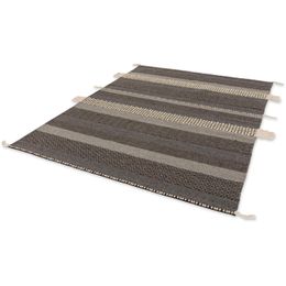 Sch&ouml;ner Wohnen Kollektion Wollteppich "Botana" Gr. 3, grau, B:140cm H:8mm L:200cm, Wolle, SCH&Ouml;NER WOHNEN-KOLLEKTION, Teppiche, reine Wolle, Wohnzimmer