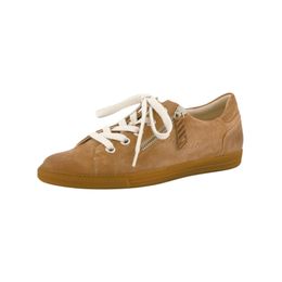 Sneaker Paul Green "Paul Green Sneaker Veloursleder", Damen, Gr. 39, braun (hellbraun), Veloursleder, Schuhe Sneaker