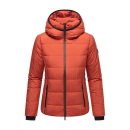 Steppjacke Marikoo "Radaa", Damen, Gr. L, orange (terracotta), Obermaterial: 100% Polyester; Innenseite: 100% Polyester; Futter: 100% Polyester; Wattierung: 100% Polyester, Jacken Steppjacke, Mit Hohem und gef&uuml;ttertem Kragen