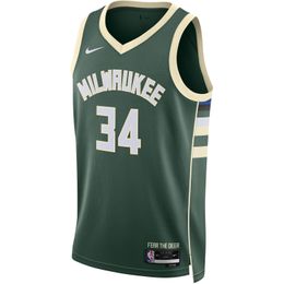 Nike Giannis Antetokounmpo Milwaukee Bucks Spielertrikot Herren, Größe: L