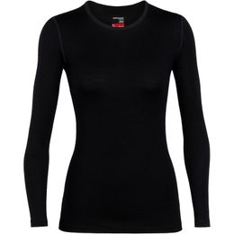 Icebreaker 260 Tech Funktionsshirt Damen - schwarz - Gr. S - Merinowolle