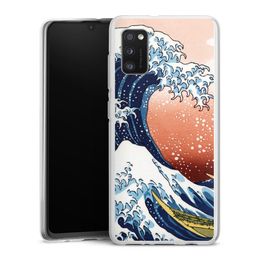 DeinDesign Galaxy A41 Handy Silikon Hülle Case transparent Handyhülle Art Japan Die Große Welle Vor Kanagawa Silikon Case