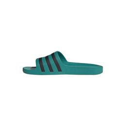 adidas Performance Pantolette 'ADILETTE AQUA' Damen Größe 44.5/45 smaragd / schwarz