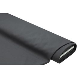 buttinette Schwer entflammbares Universalgewebe, 280 cm breit, dunkelgrau