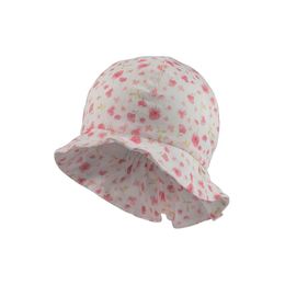 Sterntaler Sonnenhut in Weiß/ Pink - 63% | Größe 51 cm | Baby-caps-huete
