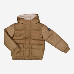 MINOTI Braune Pufferjacke mit Fleecefutter
