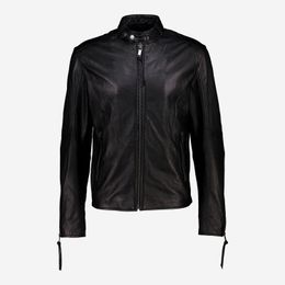 Costume National Schwarze Jacke aus Leder