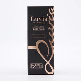 Luvia 15-teiliges roségoldfarbenes Make-up-Pinselset mit Box