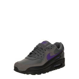 Nike Sportswear Sneaker 'Air Max 90' Herren Größe 42 dunkelgrau / lila / schwarz
