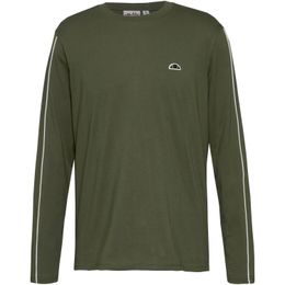 Ellesse Jet Langarmshirt Herren - oliv - Gr. M - Baumwolle