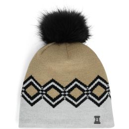 Spyder Mountain Bommelm&uuml;tze Damen - beige - Gr. Einheitsgr&ouml;&szlig;e - Polyester