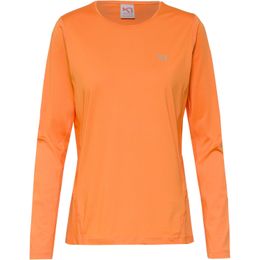 KARI TRAA Nora 2.0 Funktionsshirt Damen - orange - Gr. S - Polyester/Elastan