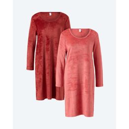 Mikronesse Night Shirt "Glitter", 2 Stück