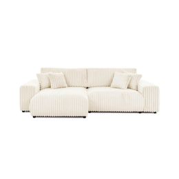 S-STYLE Ecksofa beige Ma&szlig;e (cm): B: 255 H: 77 Sofas > Sofas nach Material > Stoffsofas &raquo; Sofa DE