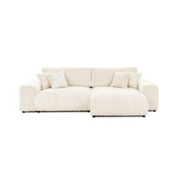 S-STYLE Ecksofa beige Ma&szlig;e (cm): B: 255 H: 77 Sofas > Sofas nach Material > Stoffsofas &raquo; Sofa DE
