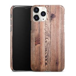 DeinDesign iPhone 11 Pro Handy Premium Case Smartphone Handyhülle Schutzhülle glänzend Muster Wooden Look Wood Premium Case