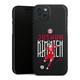 DeinDesign iPhone 15 Plus Handy Premium Case Smartphone Handyh&uuml;lle Schutzh&uuml;lle gl&auml;nzend Official Licensed Product Fc Bayern M&uuml;nchen Kimmich Premium Case