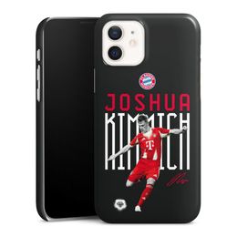 DeinDesign iPhone 12 Handy Premium Case Smartphone Handyh&uuml;lle Schutzh&uuml;lle gl&auml;nzend Fc Bayern M&uuml;nchen Official Licensed Product Kimmich Premium Case