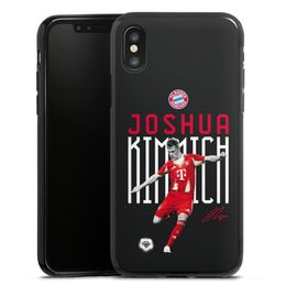 DeinDesign iPhone X Handy Silikon H&uuml;lle Case schwarz Handyh&uuml;lle Official Licensed Product Fc Bayern M&uuml;nchen Kimmich