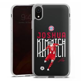 DeinDesign iPhone Xr Handy Silikon H&uuml;lle Case transparent Handyh&uuml;lle Official Licensed Product Fc Bayern M&uuml;nchen Kimmich Silikon Case
