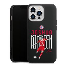 DeinDesign iPhone 13 Pro Handy Premium Silikon H&uuml;lle Handyh&uuml;lle schwarz Case Official Licensed Product Fc Bayern M&uuml;nchen Kimmich Silikon Premium Case
