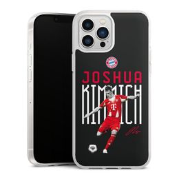 DeinDesign iPhone 13 Pro Max Handy Silikon H&uuml;lle Case transparent Handyh&uuml;lle Official Licensed Product Fc Bayern M&uuml;nchen Kimmich Silikon Case