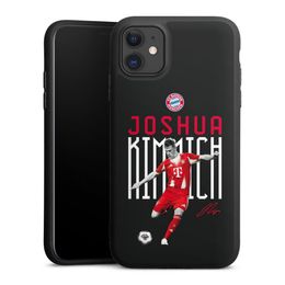 DeinDesign iPhone 11 Handy Premium Silikon H&uuml;lle Handyh&uuml;lle schwarz Case Official Licensed Product Fc Bayern M&uuml;nchen Kimmich Silikon Premium Case