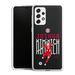 DeinDesign Galaxy A33 5G Handy Silikon H&uuml;lle Case wei&szlig; Handyh&uuml;lle Fc Bayern M&uuml;nchen Official Licensed Product Kimmich Silikon Case