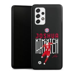 DeinDesign Galaxy A53 5G Handy Silikon H&uuml;lle Case schwarz Handyh&uuml;lle Fc Bayern M&uuml;nchen Official Licensed Product Kimmich