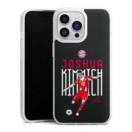 DeinDesign iPhone 13 Pro Handy Silikon H&uuml;lle Case wei&szlig; Handyh&uuml;lle Official Licensed Product Fc Bayern M&uuml;nchen Kimmich Silikon Case