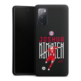 DeinDesign Galaxy S20 FE Handy Premium Silikon H&uuml;lle Handyh&uuml;lle schwarz Case Fc Bayern M&uuml;nchen Official Licensed Product Kimmich Silikon Premium Case