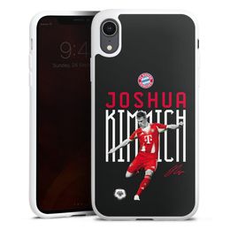 DeinDesign iPhone Xr Handy Silikon H&uuml;lle Case wei&szlig; Handyh&uuml;lle Official Licensed Product Fc Bayern M&uuml;nchen Kimmich Silikon Case