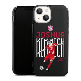 DeinDesign iPhone 13 Mini Handy Slim Case extra d&uuml;nn Silikon Handyh&uuml;lle schwarz H&uuml;lle Official Licensed Product Fc Bayern M&uuml;nchen Kimmich Silikon Slim Case