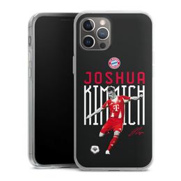 DeinDesign iPhone 12 Pro Max Handy Silikon H&uuml;lle Case transparent Handyh&uuml;lle Official Licensed Product Fc Bayern M&uuml;nchen Kimmich Silikon Case